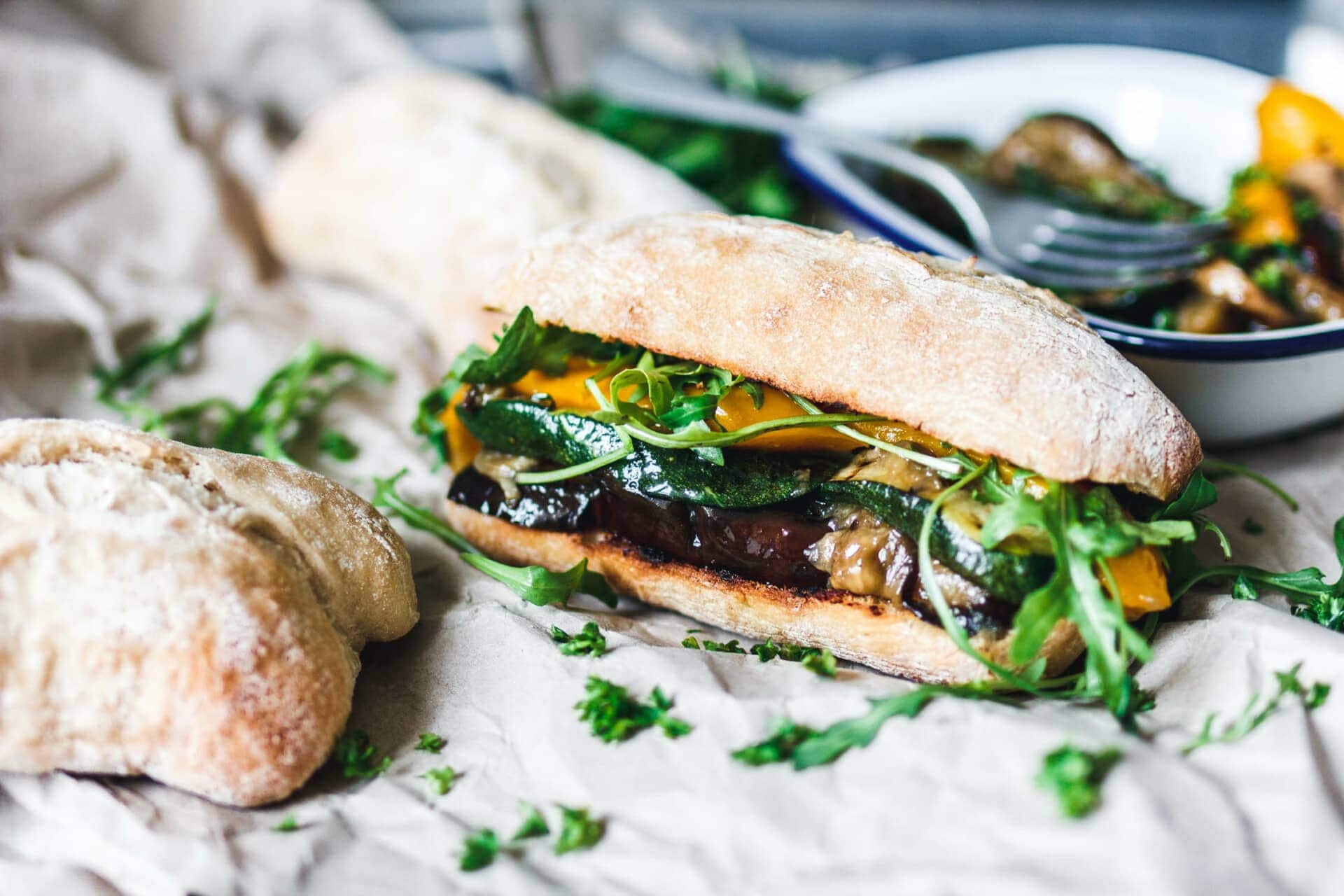 Vegan Grilled Veggie Sub · Eat this!