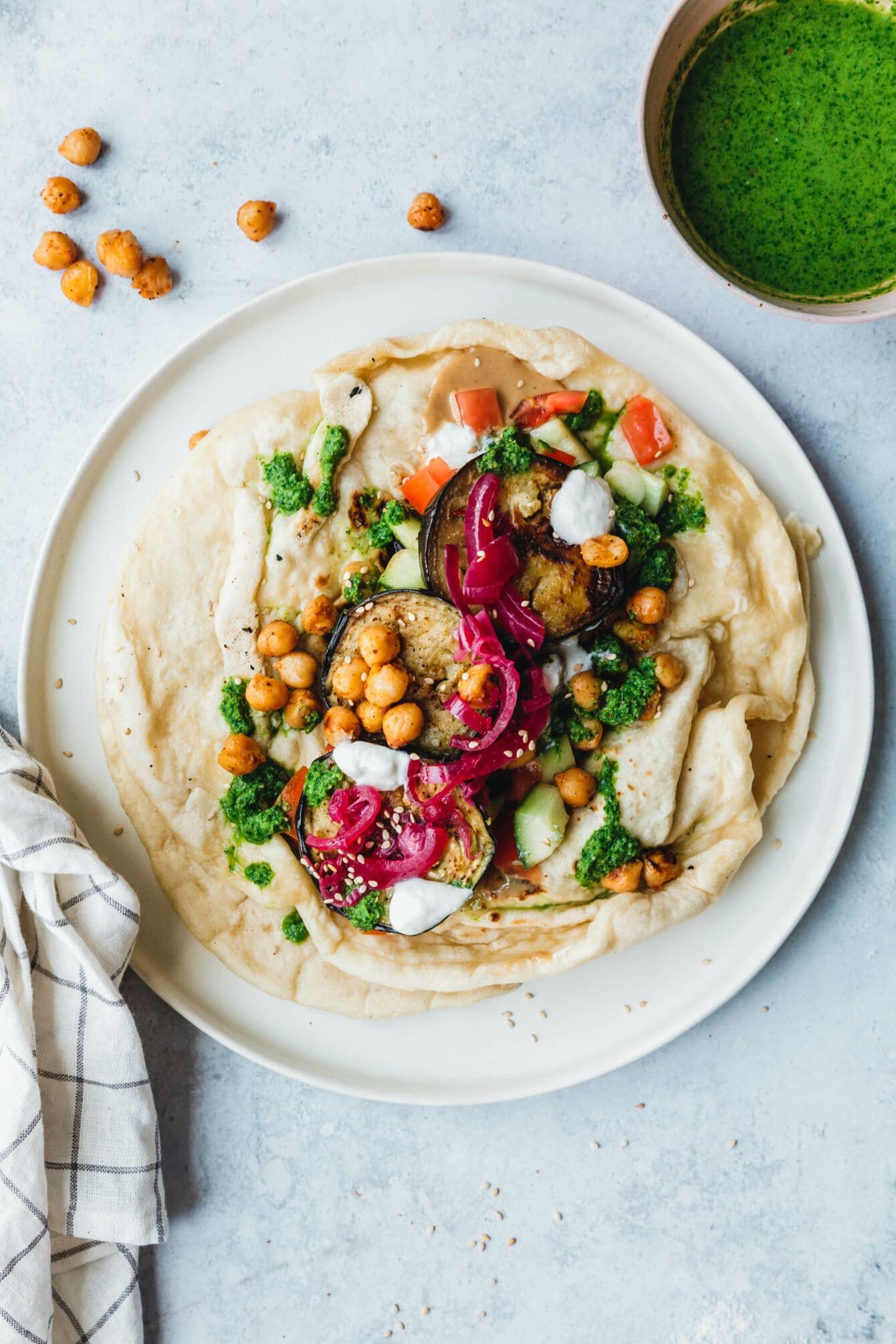 Sabich - israelisches Frühstücks-Sandwich · Eat this! Vegane Rezepte