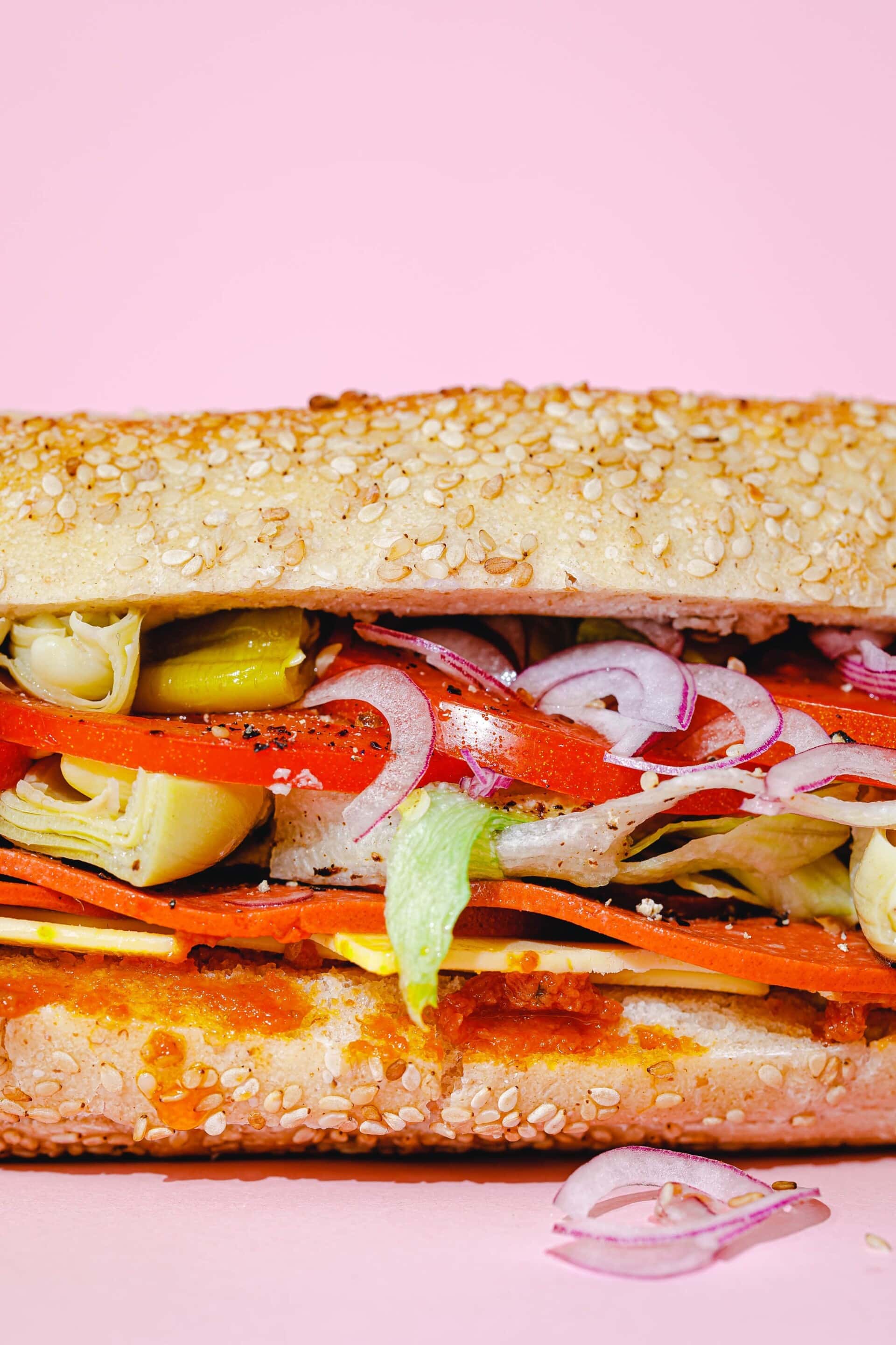 Vegane Hoagie Rolls - softes Sandwichbrot mit Sesam · Eat this!